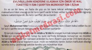 11 İsmi Azam Duası Okuyanların Yorumları